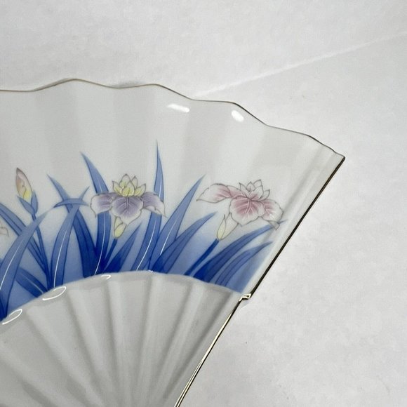 Accents | Vintage Omc Japan Fan Shaped Porcelainceramic Trinket Dish ...